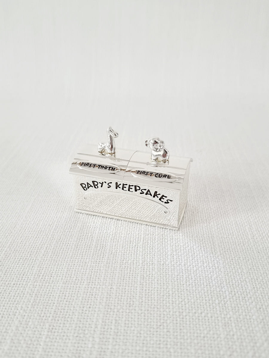 First Tooth and First Curl Keepsake Trinket Box – Little Dream