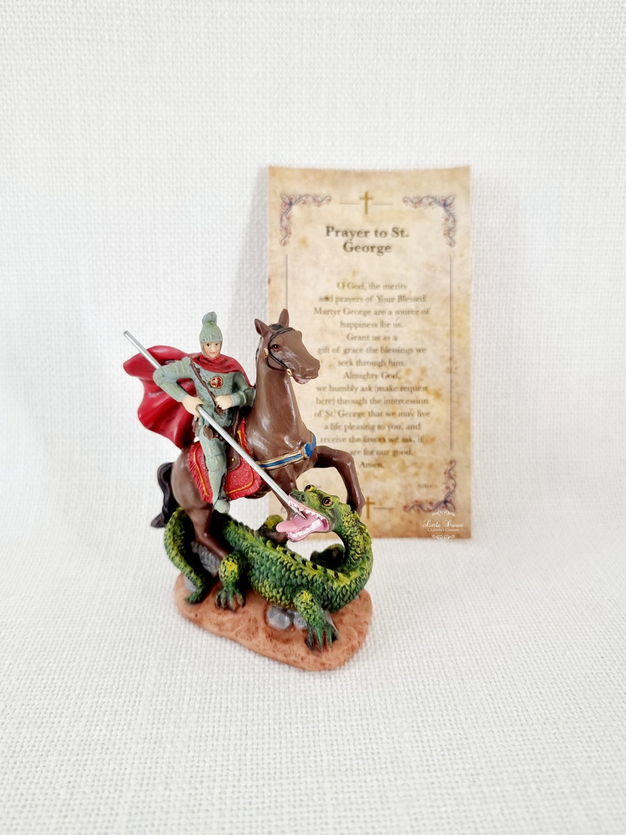 'St George - Patron Saint of England, Chivalry' - Freestanding Figurin ...